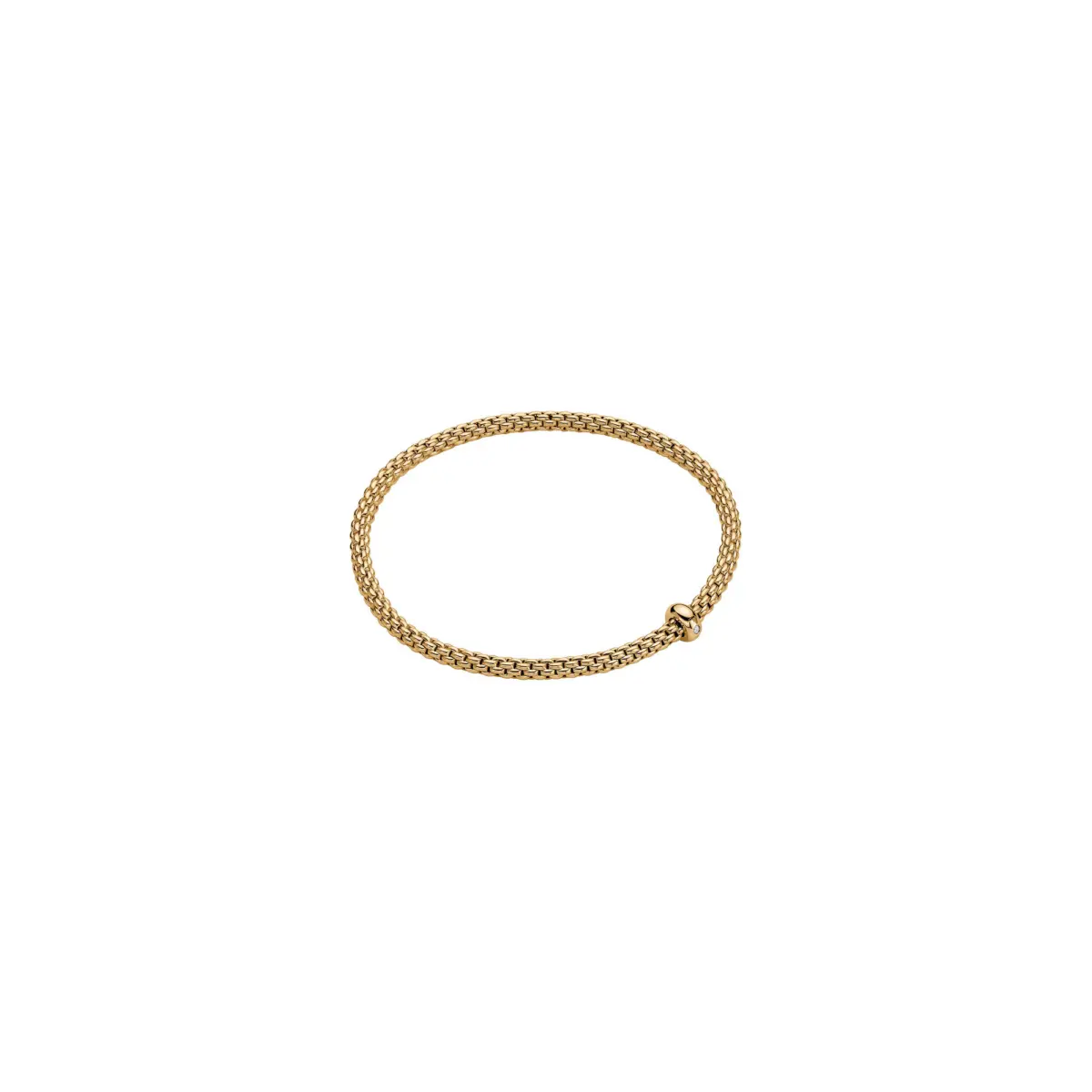 18ct yellow gold diamond set Prima bracelet | Jamieson & Carry ...