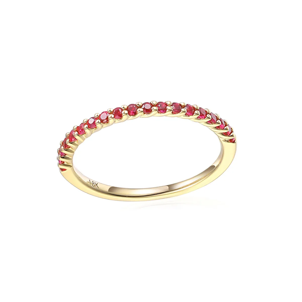 9ct yellow gold ruby eternity ring | Jamieson & Carry - Jamieson & Carry