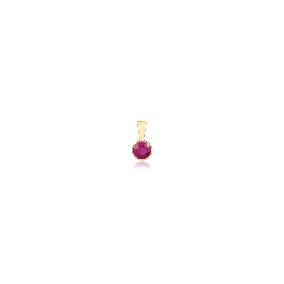 9ct yellow gold ruby pendant | Jamieson & Carry - Jamieson & Carry